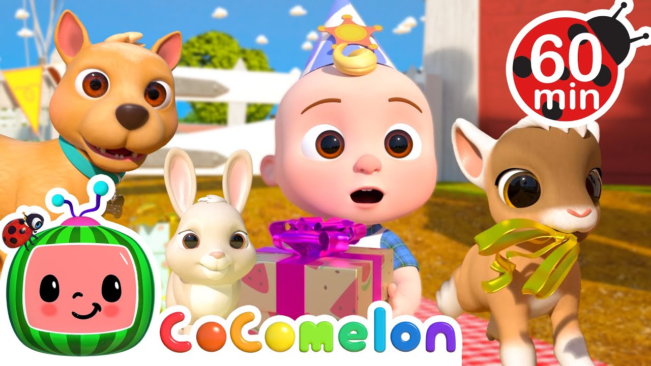 JJ's Birthday on the Farm 🎂 | Cocomelon | Community Corner 🌸| Kids Sing ...