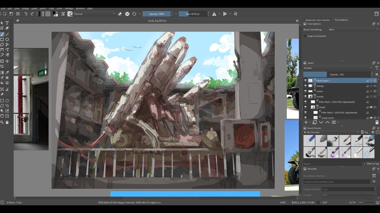 [Stream] Background drawing practice - YouTube
