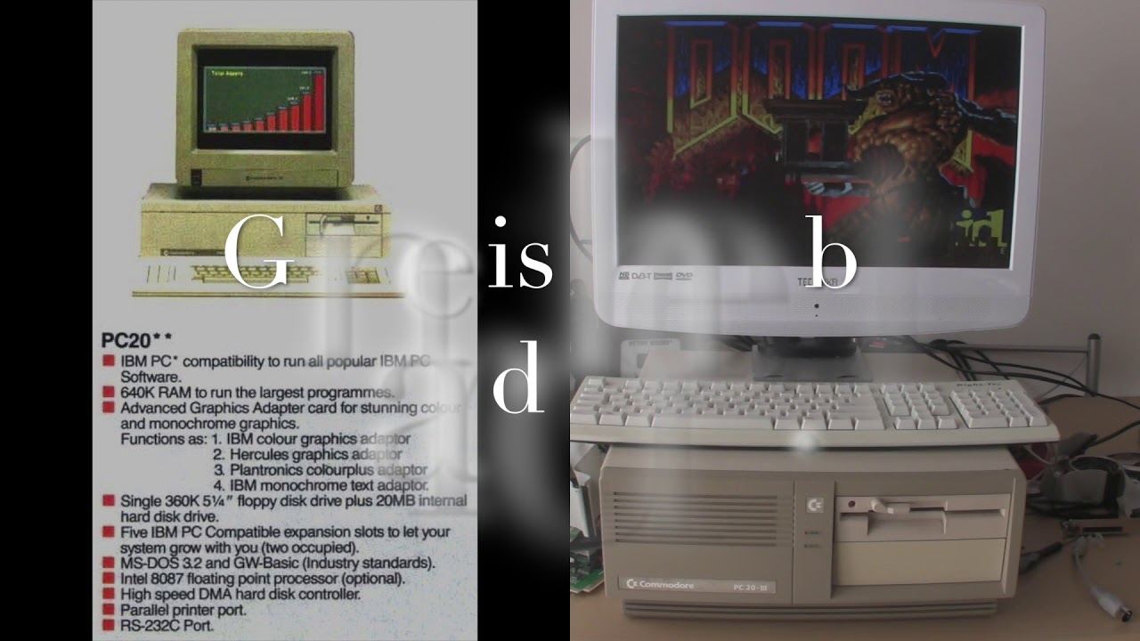 Commodore PC20..Part1 - YouTube