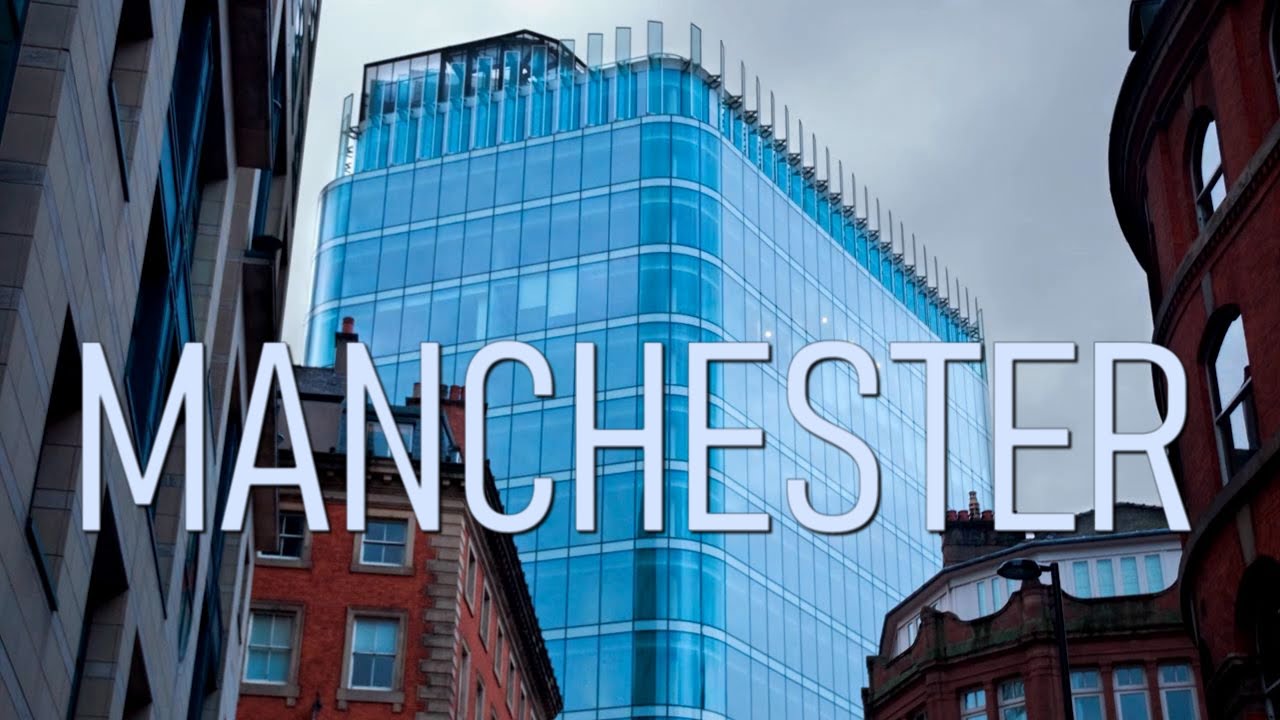 MANCHESTER, England (4K City Tour) Stunning Aerial, Drone, Night, and ...
