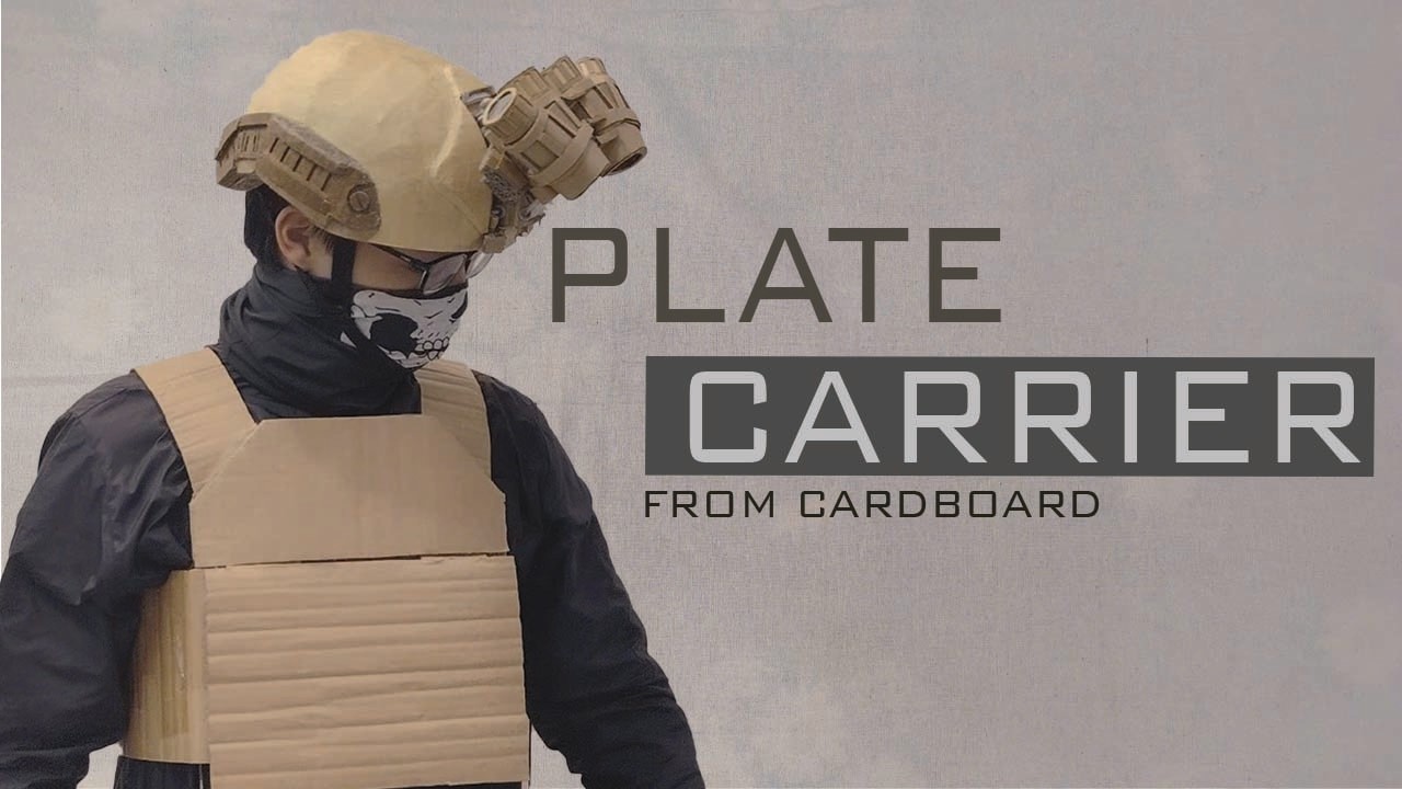 Cardboard Armor Vest TUTORIAL - YouTube