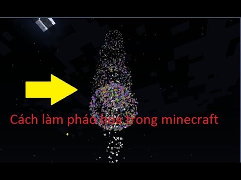 Hướng dẫn làm pháo hoa trong minecraft*Cách làm pháo hoa - YouTube