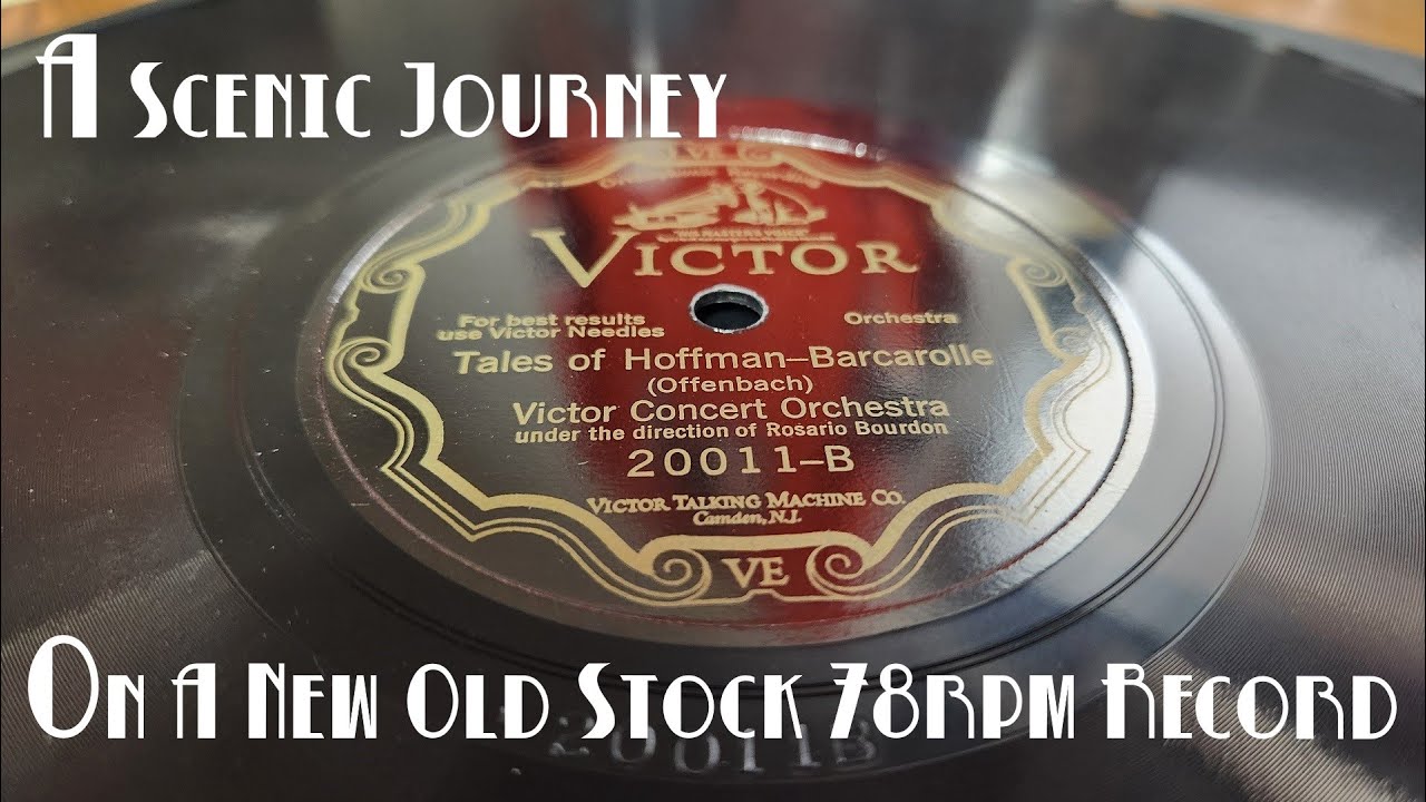 New Old Stock 78rpm Victor Record ~ An Amazing 4k Journey Along The ...