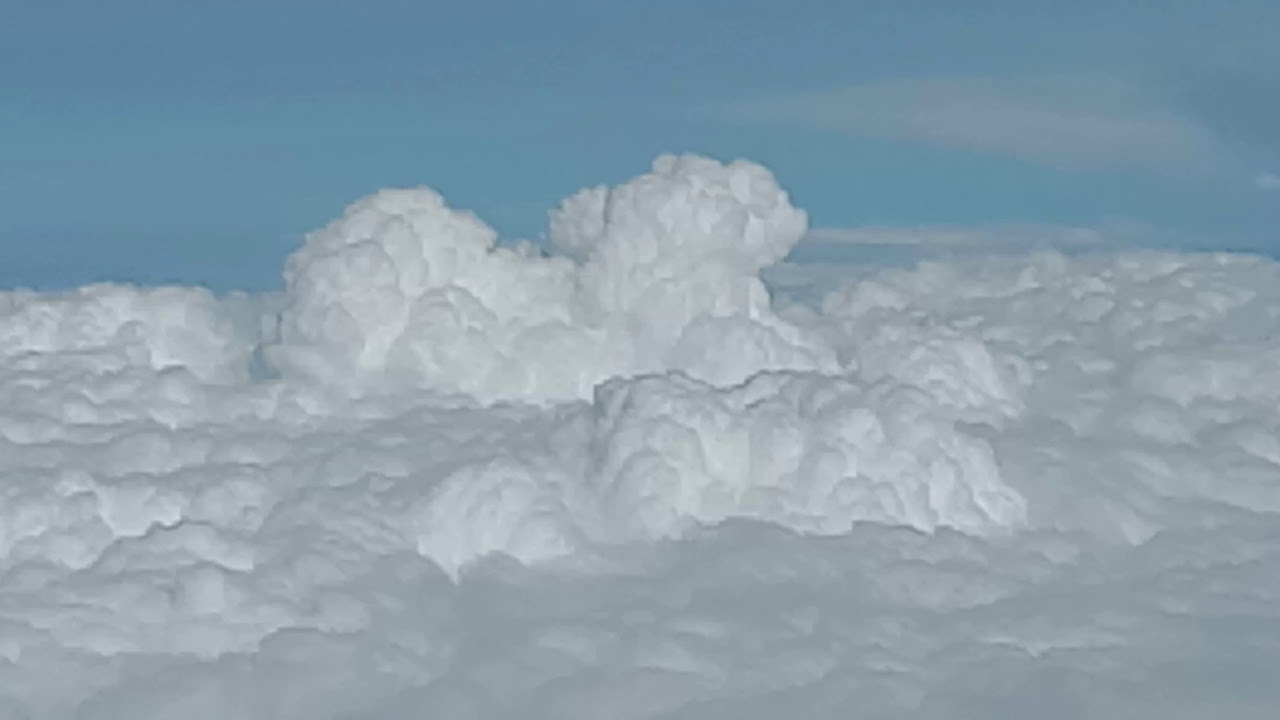 Amazing cloud view from aeroplane - YouTube