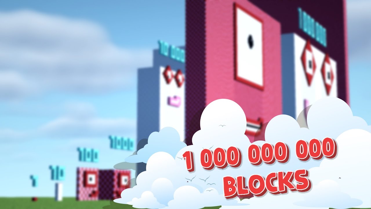 VERY LARGE NUMBERBLOCKS FROM 1 TO 1,000,000,000 - YouTube