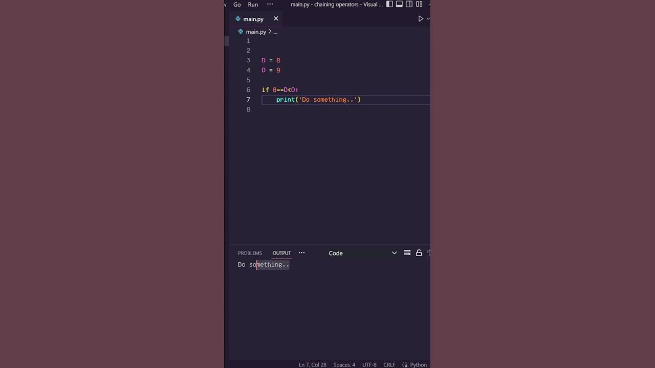 Chained Operators In Python Python Programming Coding Youtube 