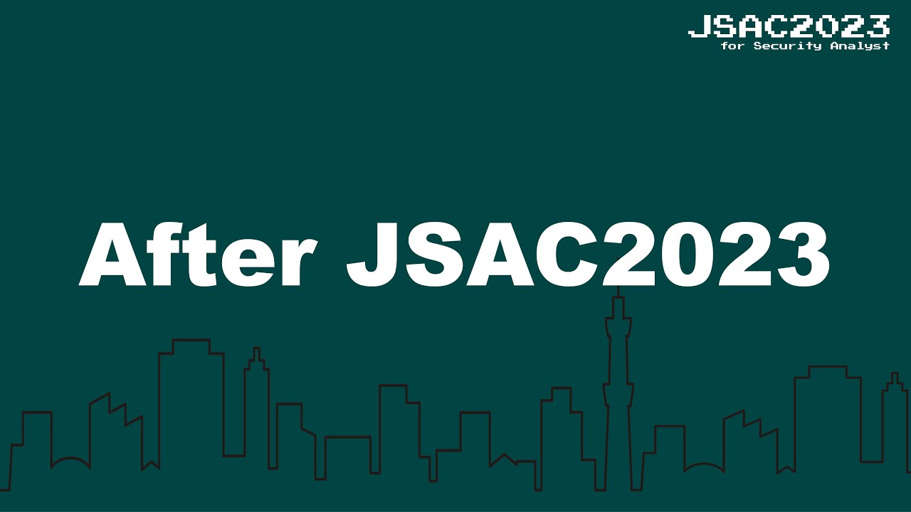 [JSAC2023] AfterJSAC2023 - YouTube