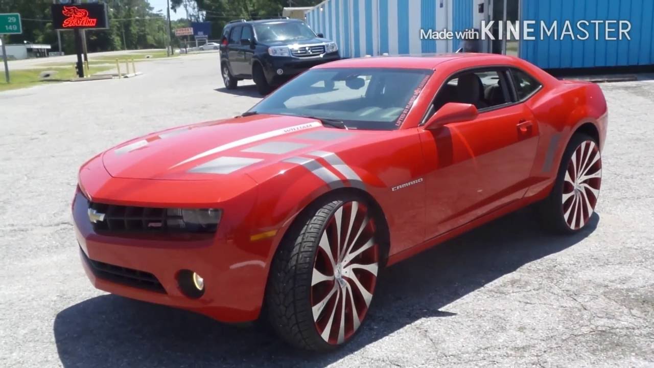 2010 Camaro Done On 28's Rims Painted By Us Also #FloridaBoyCustoms # ...