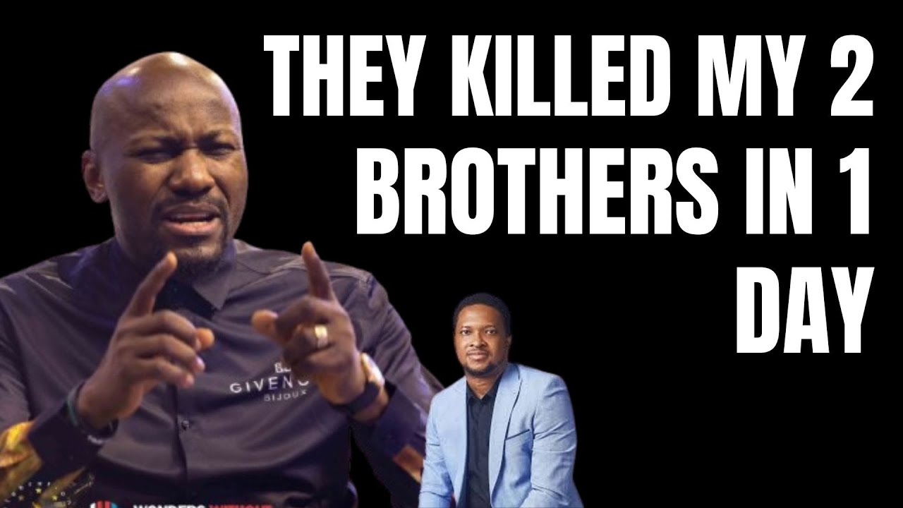 My 2 Brothers Were Killed in 1 Day and Here's What I Learned- Apostle ...