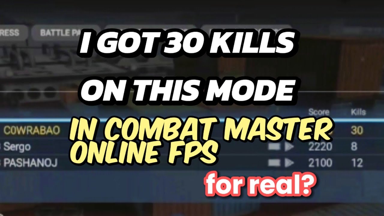TRYING THIS MODE AS A NEWBIE IN COMBAT MASTER ONLINE MOBILE FPS, AND I ...