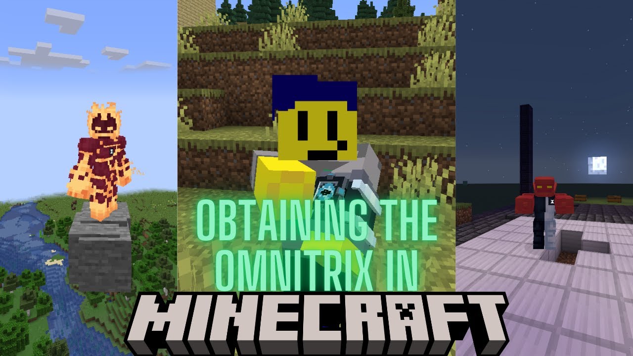 Obtaining the Omnitrix in Minecraft! | Ben 10 : Herotime Mod Showcase ...