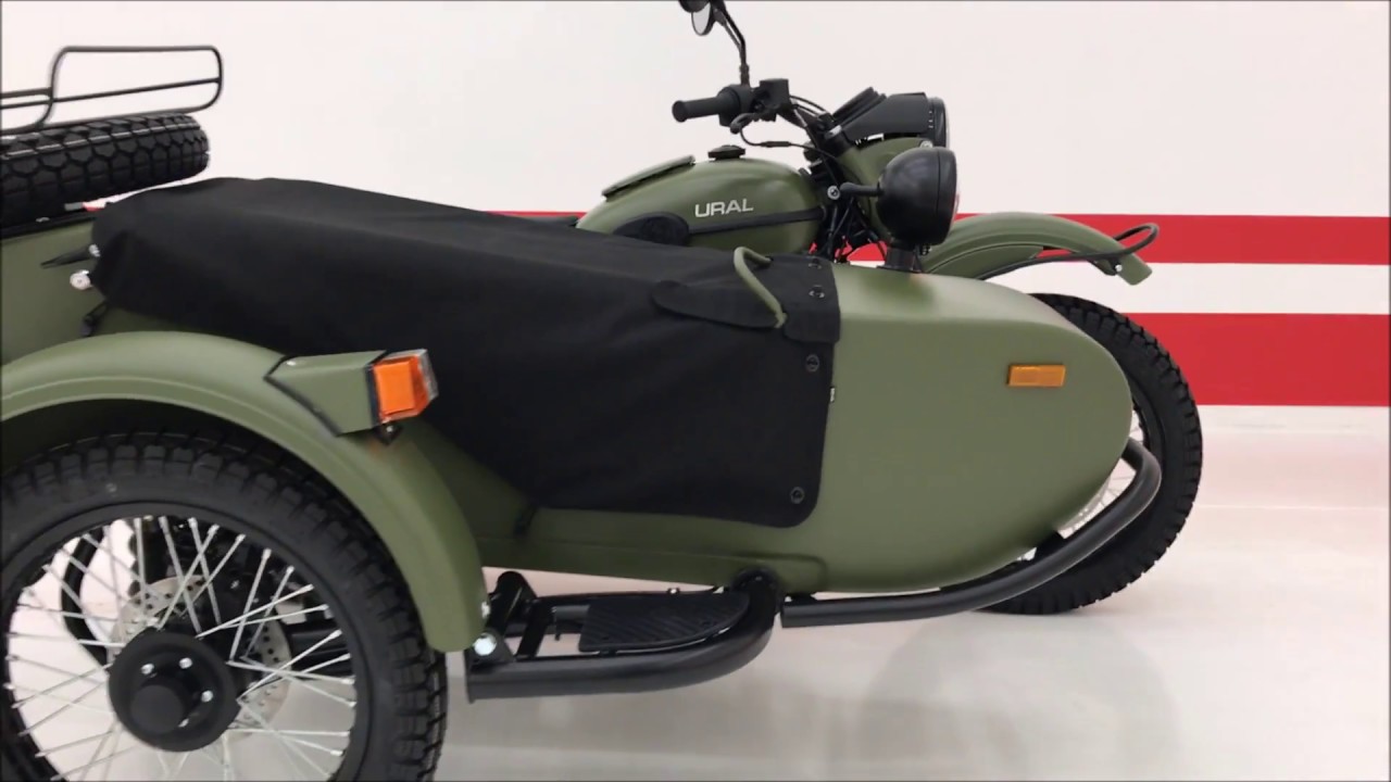 2017 Ural Gear Up (2WD) - SPECIAL ORDER MATTE GREEN - YouTube