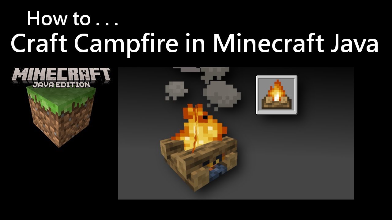 How To Craft Campfire in Minecraft Java - YouTube