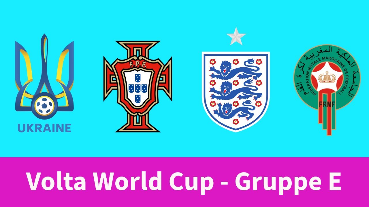 Volta World Cup | Gruppe E | Mit Ukraine, Portugal, England, Marokko ...