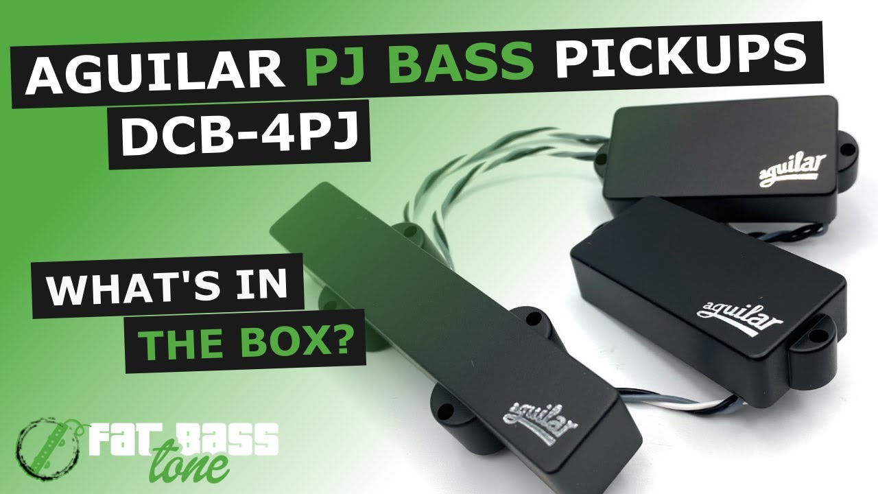 Aguilar DCB-4PJ 4 String PJ Bass Pickup Set: What’s In The Box (A Close ...