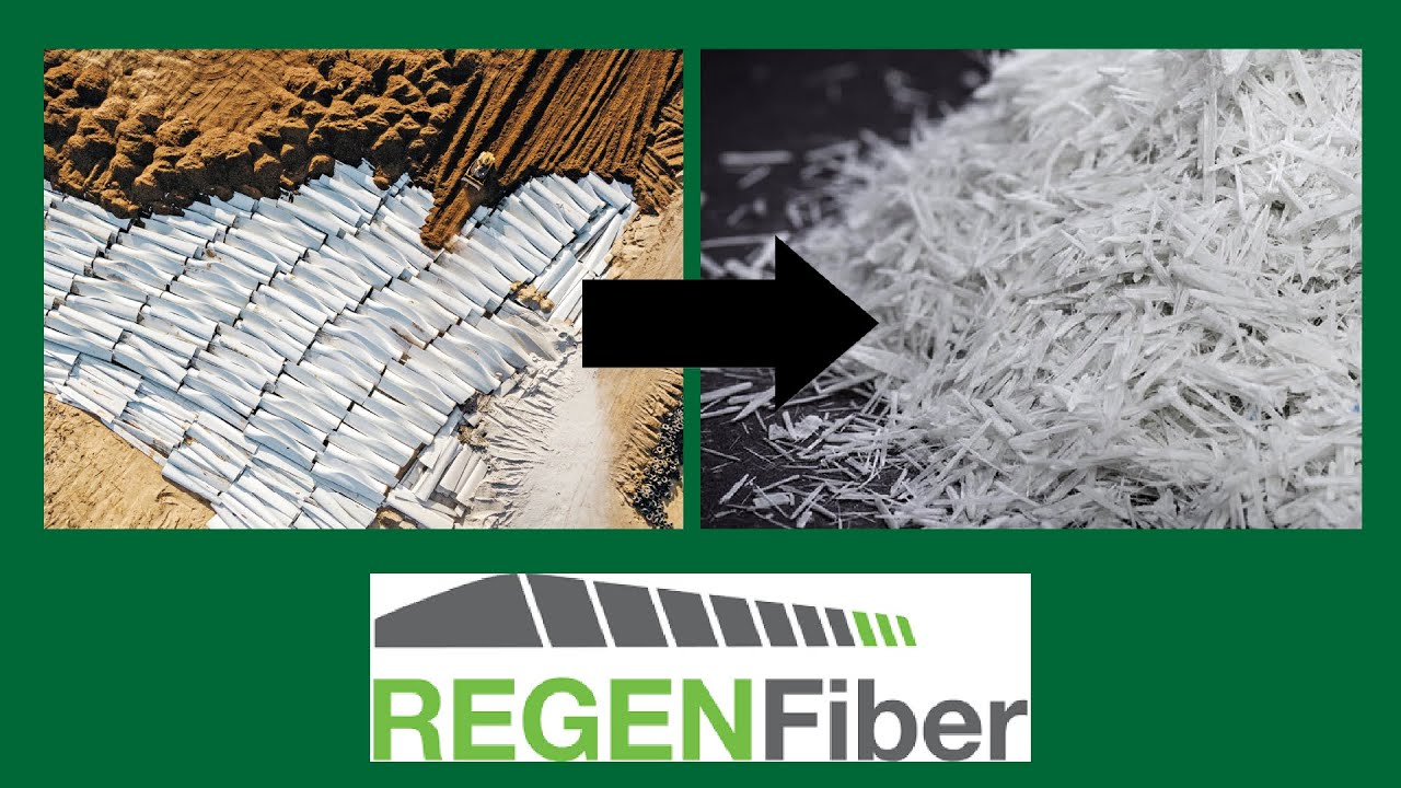 Recycling Wind Turbine Blades with REGEN Fiber - YouTube