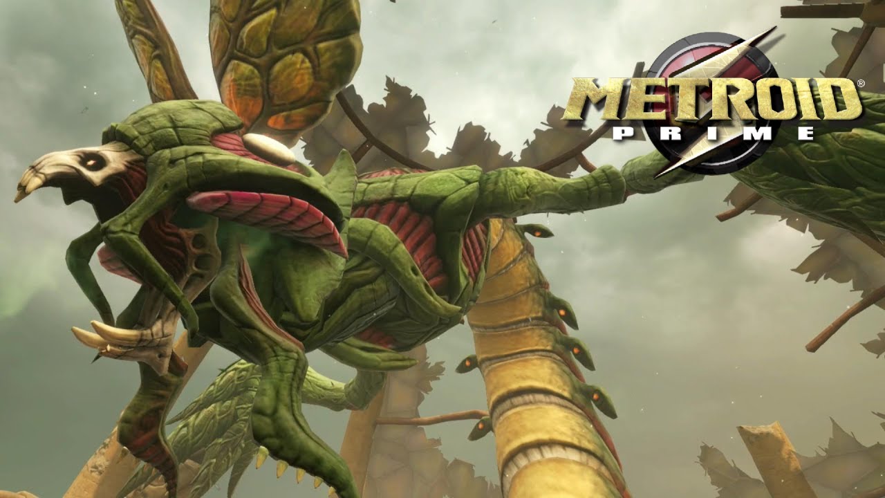 Culling a overgrown toxic plant monster. [Metroid Prime Remastered ...