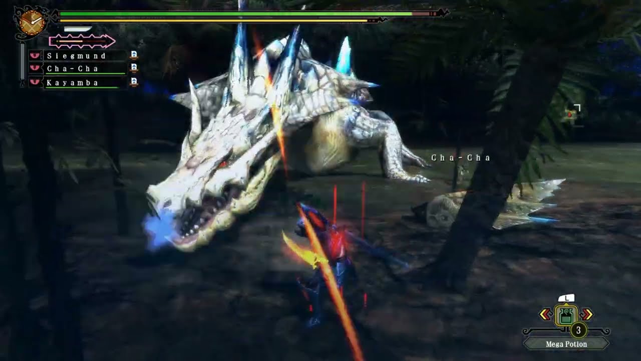 MH3U - G-rank Ivory Lagiacrus Dual Monster Advanced Quest - YouTube