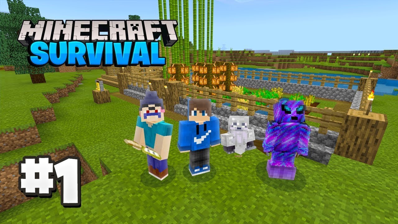 A NEW SURVIVAL WORLD in Minecraft Multiplayer! Episode 1 - YouTube