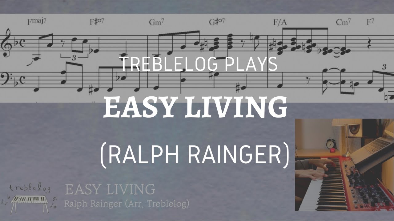 Easy Living (Ralph Rainger) Jazz Piano Arrangement / Sheet Music - YouTube