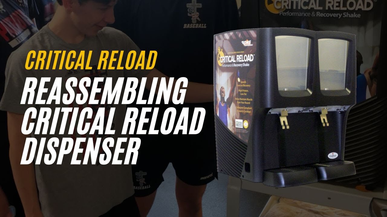 How to Reassemble the Critical Reload Cold Beverage Dispenser After ...