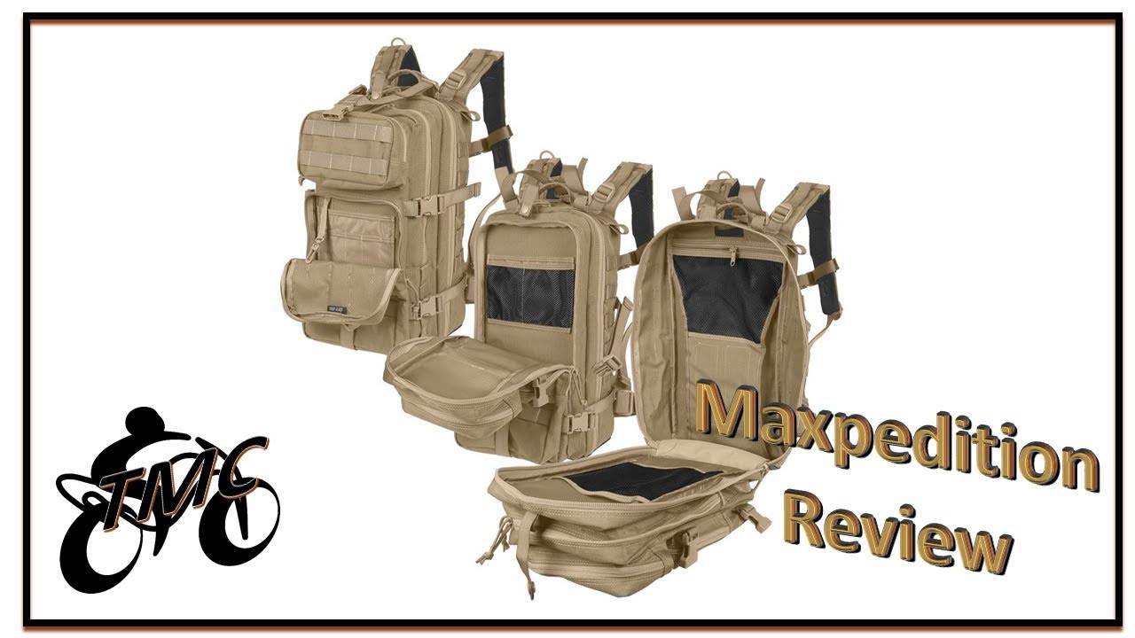 Motorcycle Backpack Review - Maxpedition Falcon - YouTube
