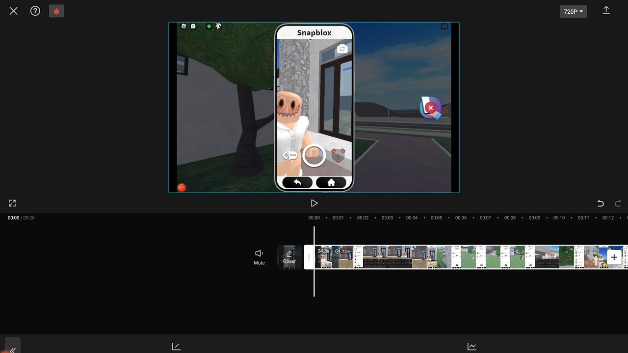Haunting people in Snapblox - YouTube
