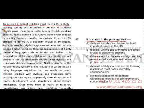 KPDS 2011 Sonbahar Soru Açıklamaları Soru 42