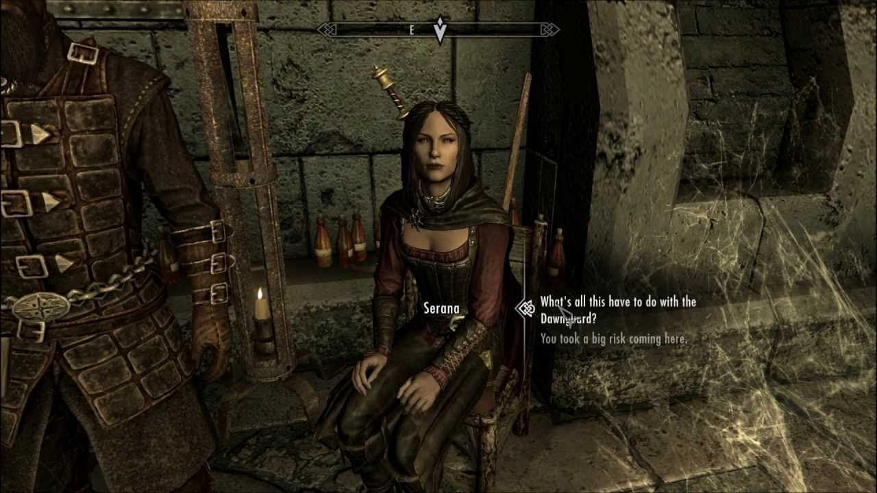 Lets Play Skyrim Dawnguard Blind Part 407 Sorine And Return To