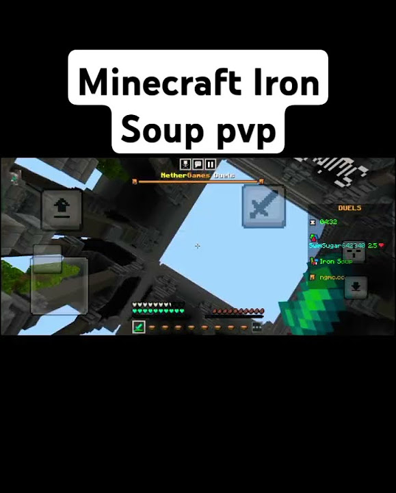 Minecraft Iron Soup pvp #minecraft #shorts - YouTube
