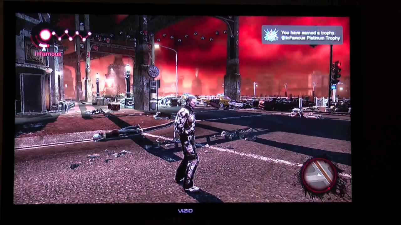 My First Platinum PS3 Trophy inFamous [HD] - YouTube
