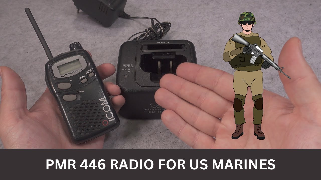 ICOM IC-446S license free PMR446 radio good enough for military (US ...