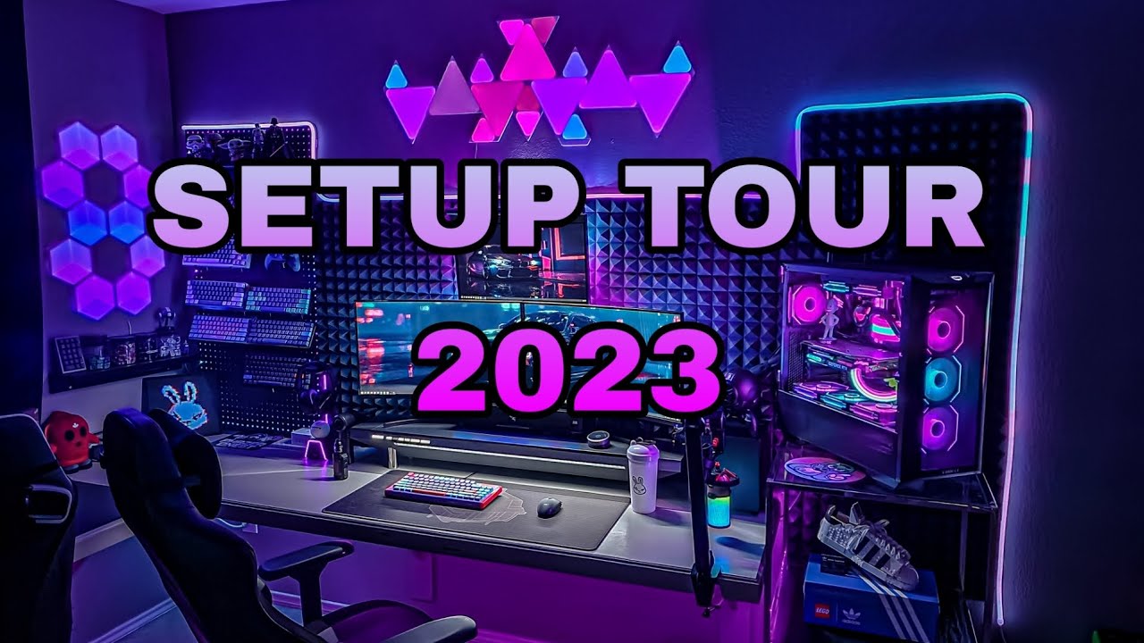 $10,000 Gaming Setup Tour 2023 - YouTube