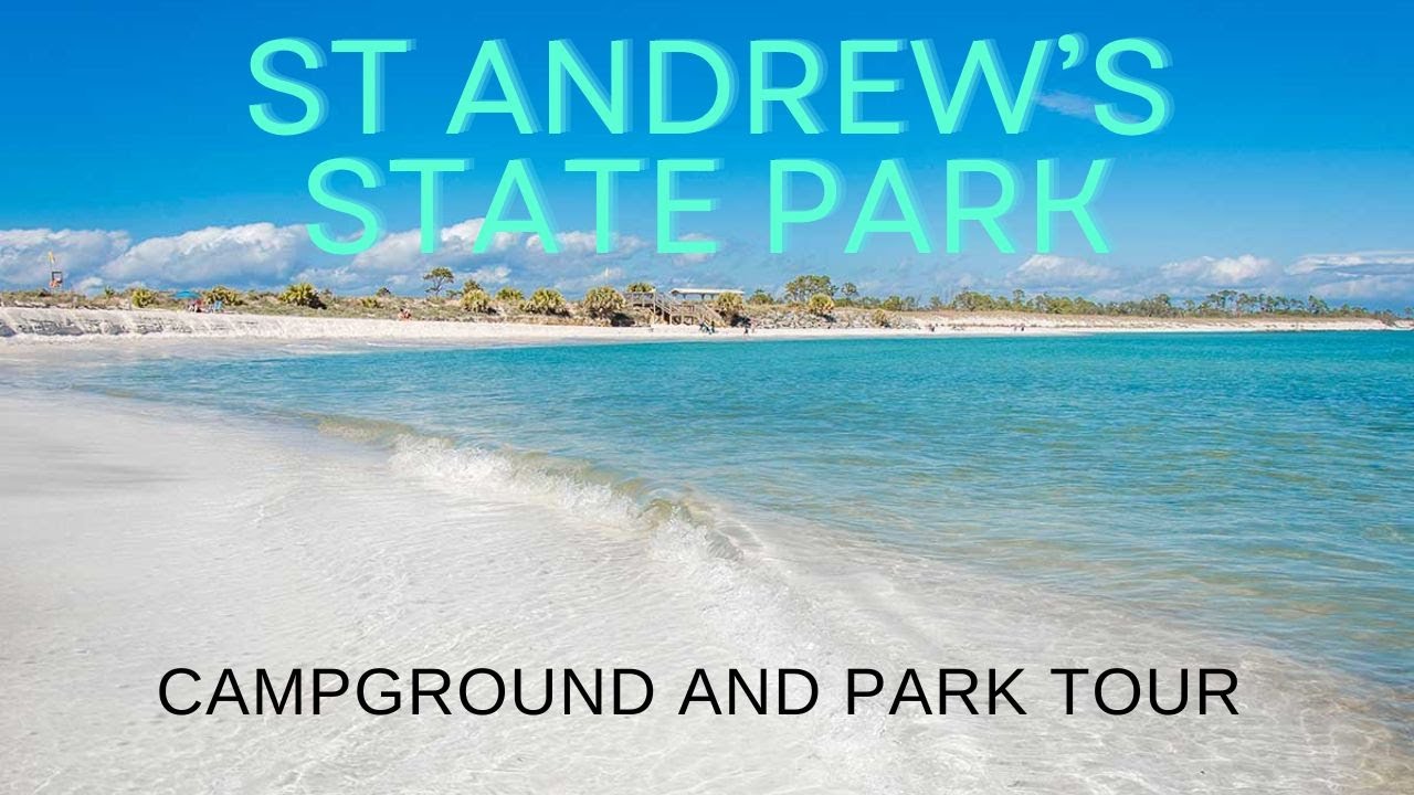 St. Andrews State Park Campground & Beach Tour 🌴⛱️ | Florida's Hidden ...