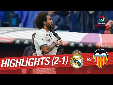 Resumen de Real Madrid vs Valencia CF (2-1)