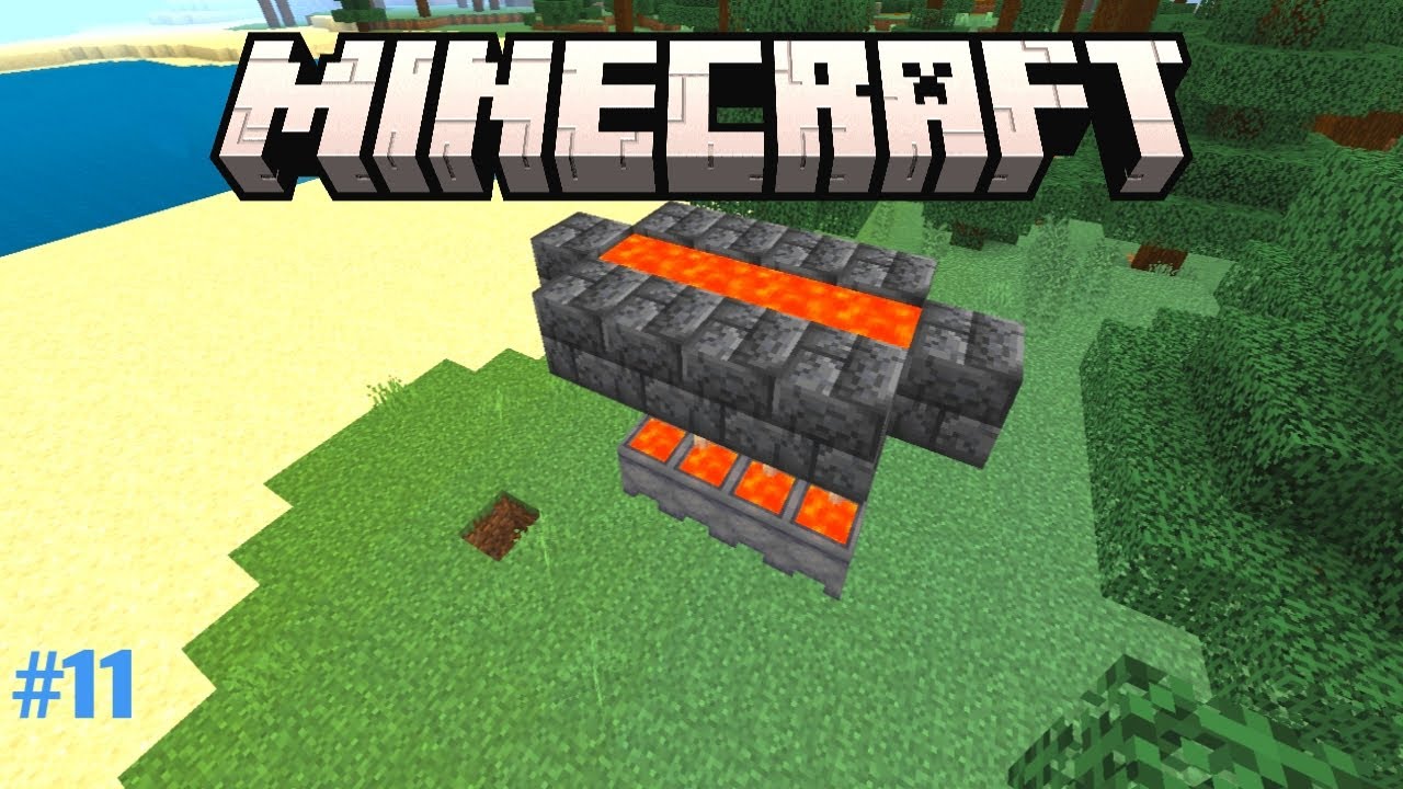 I build infinite lava source #12 - YouTube