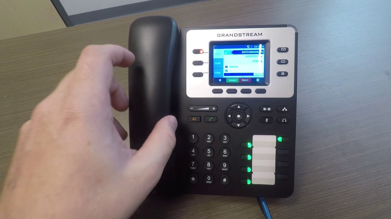 Transfer a Call by corresponding BLF Button - YouTube