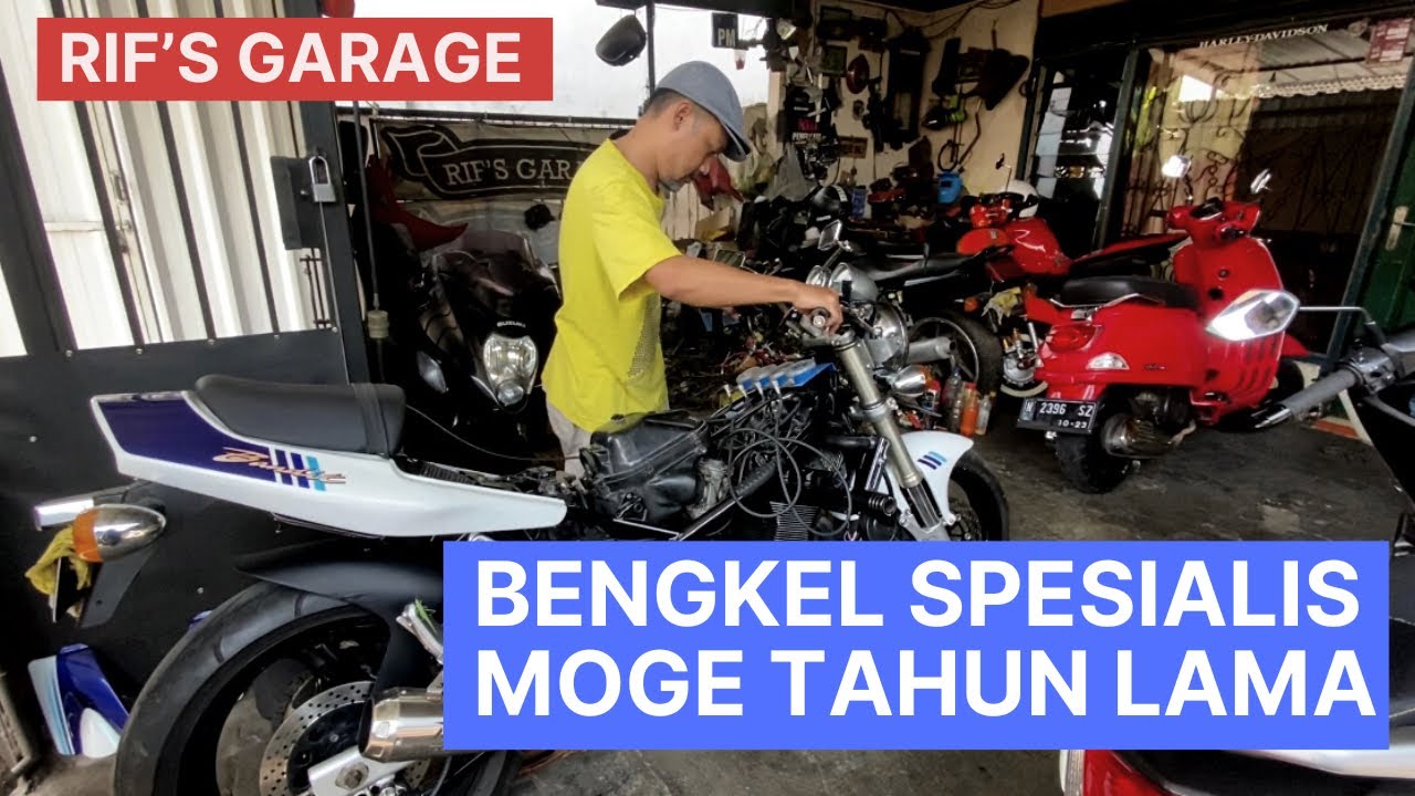 Review Bengkel Spesialis moge tahun lama | Rif’s Garage - YouTube