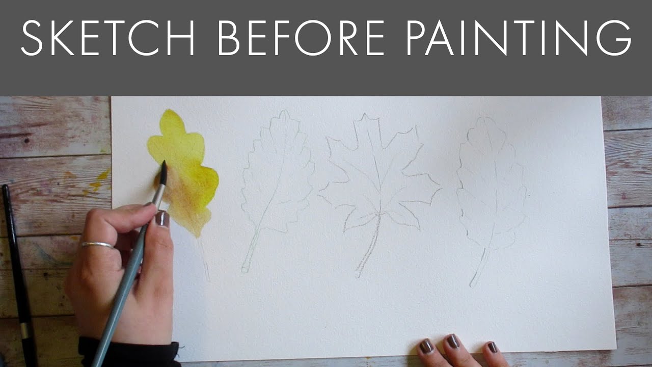 Drawing Before You Watercolor - Four Tools for Sketching and ...