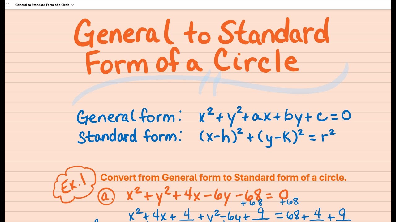 General To Standard Form Of A Circle YouTube general-to-standard-form-of-a-circle-youtube