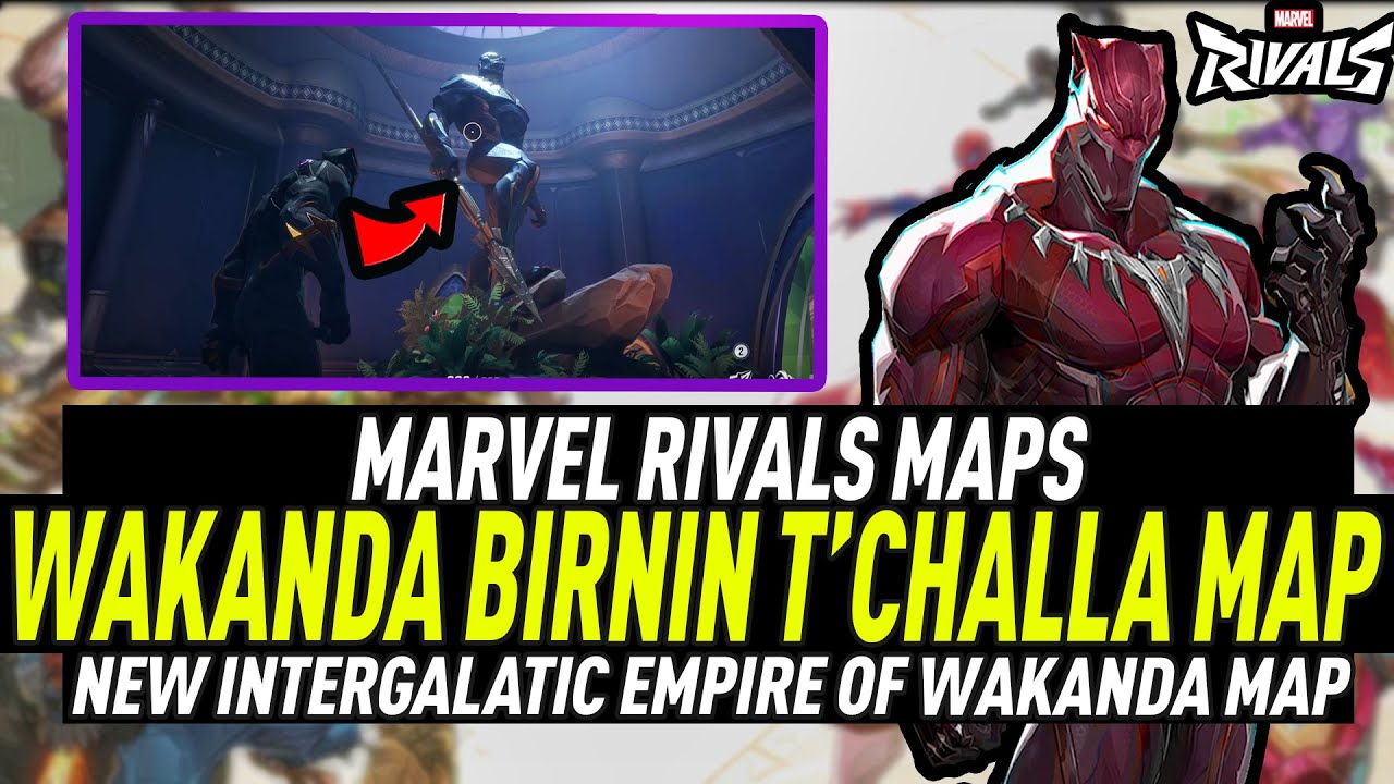 Marvel Rivals Wakanda Birnin T'Challa Map FIRST LOOK Breakdown # ...
