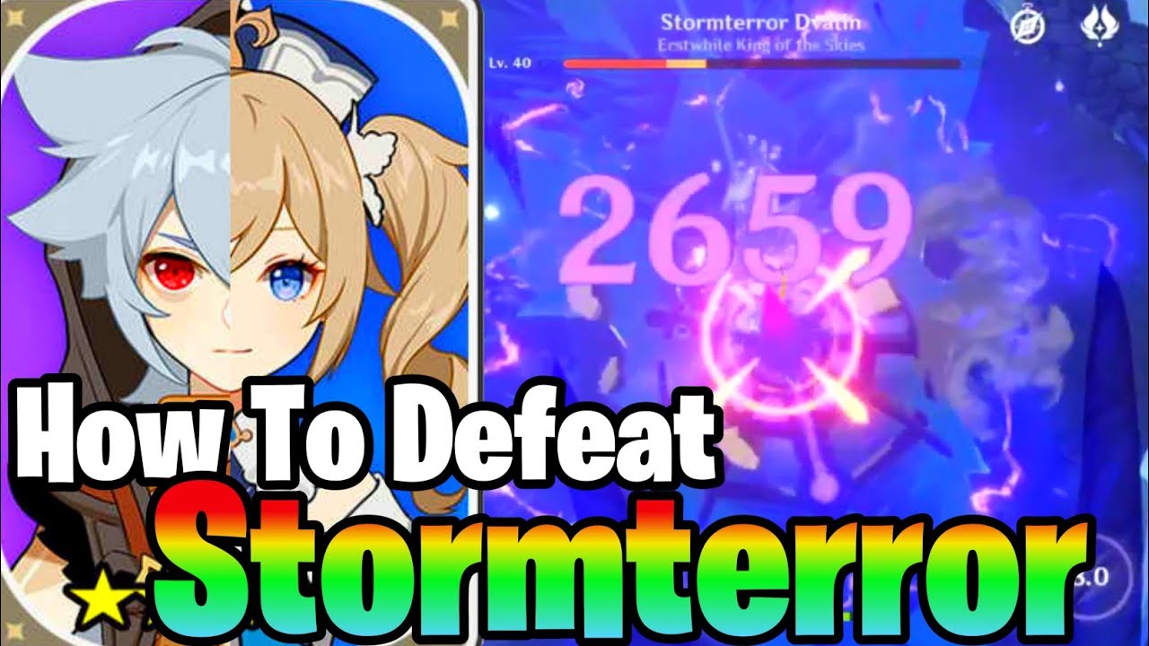 Cara Mengalahkan Stormterror Untuk Pemula! TUTORIAL DAN GUIDE MELAWAN ...