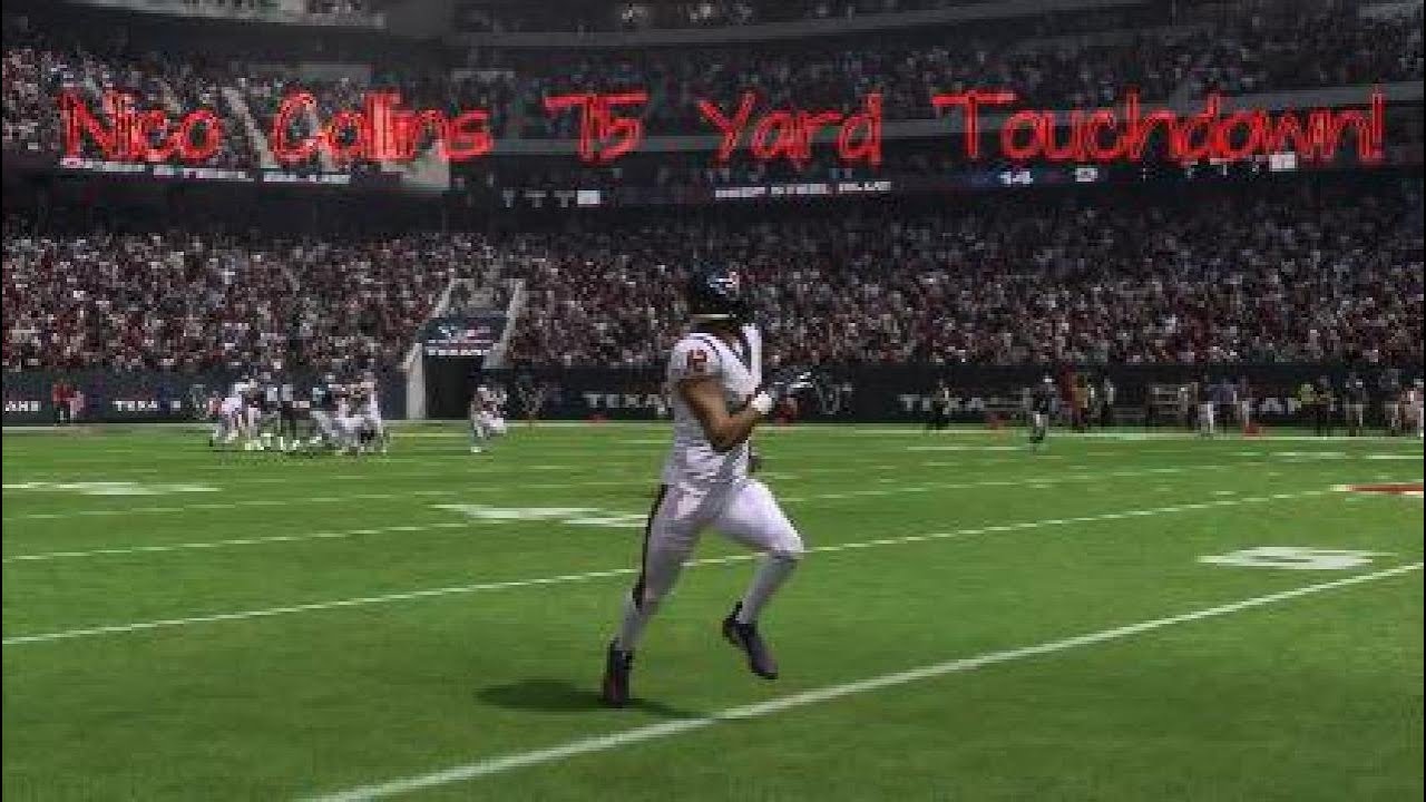 Madden 24 Nico Collins 75 Yard Touchdown! - YouTube