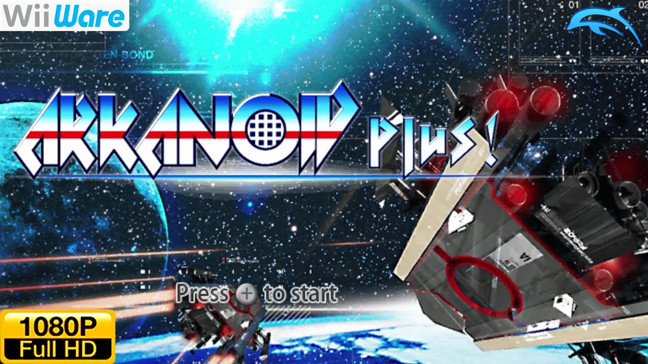 Arkanoid Plus! - WiiWare Wii Gameplay 1080p (Dolphin GC/Wii Emulator ...