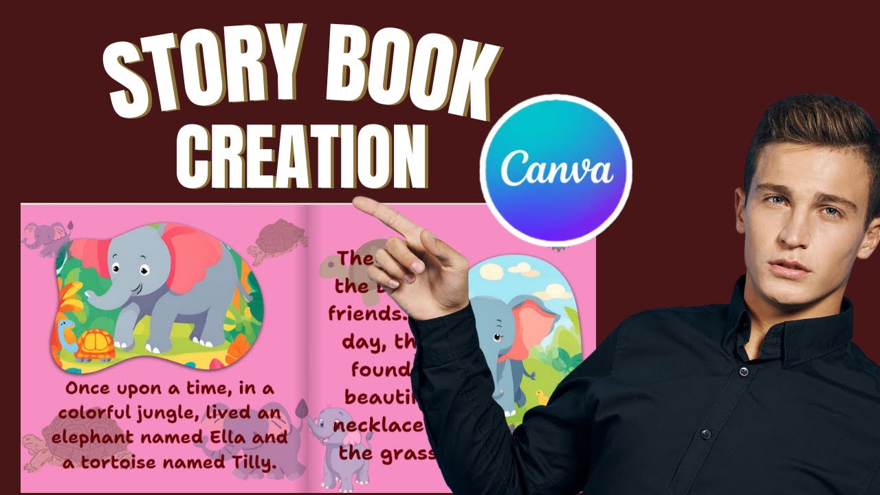 How to Create STORY BOOK For Kids FASTER Using Canva AI And ChatGpt ...