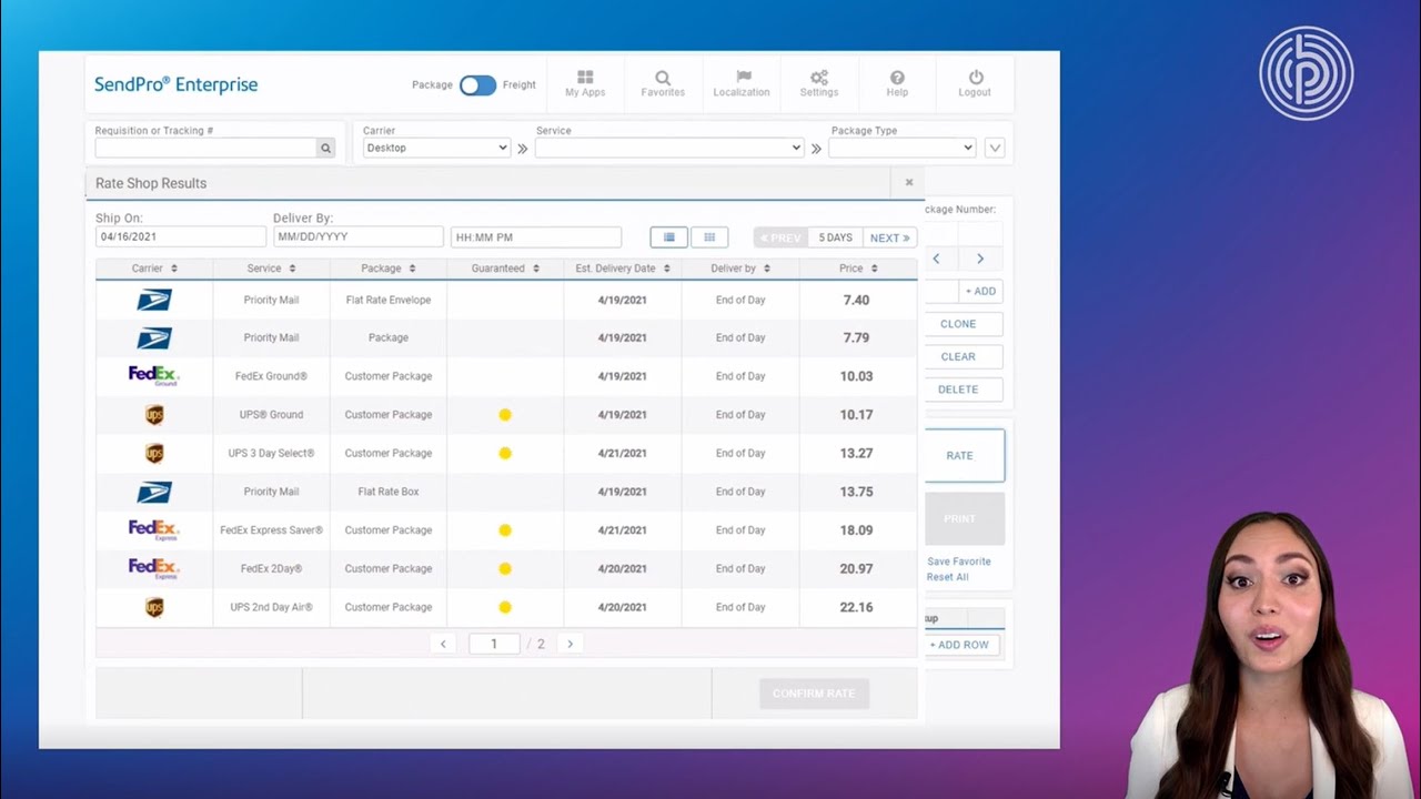 SendPro Enterprise User Tip: One Stop Shipping - YouTube