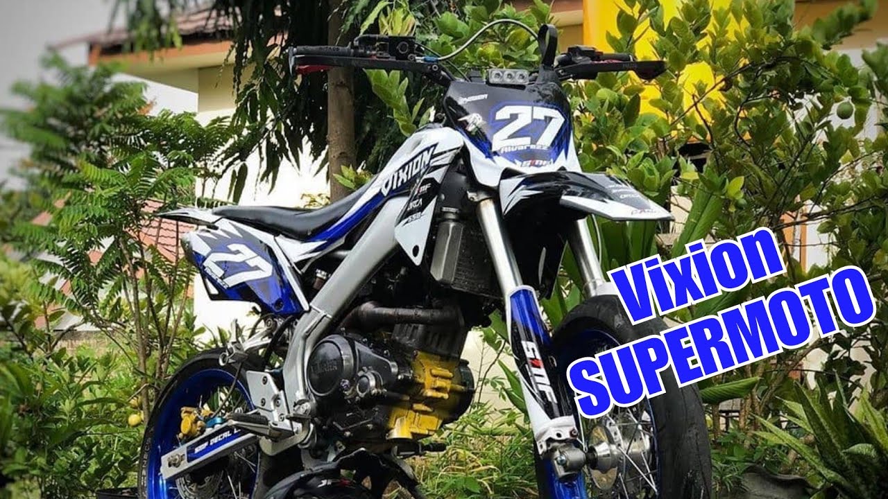 Modifikasi Vixion Supermoto - YouTube