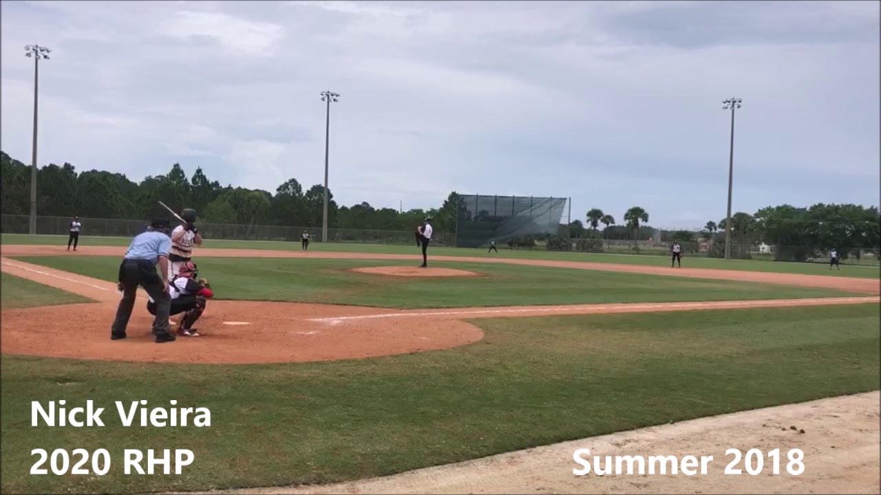 Nick Vieira (2020 RHP) *SUMMER '18 HIGHLIGHTS* Elite Squad Baseball ...