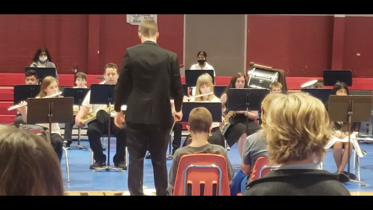 J1 middle school band concert - YouTube