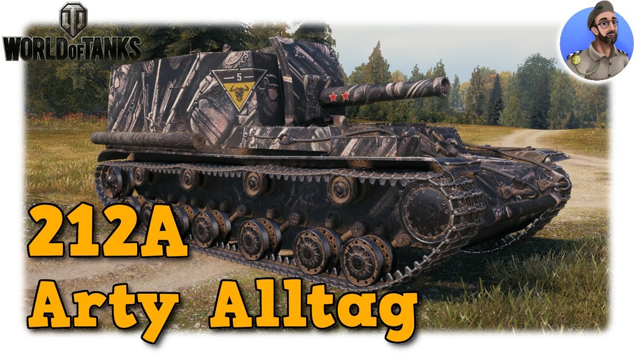 World of Tanks - 212A - Arty Alltag auf Tier 9 - YouTube